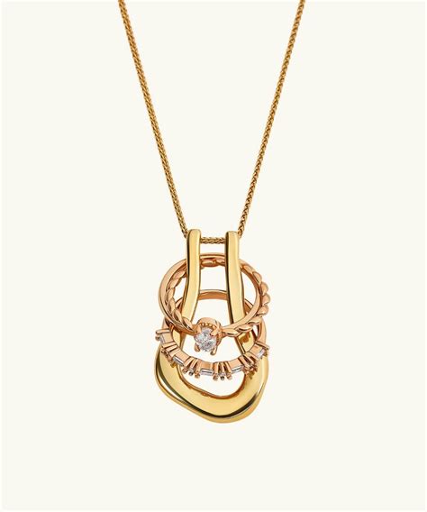 The Embody Ring Keeper By Pixie Wing™ Asymmetrical Ring Holder Necklace