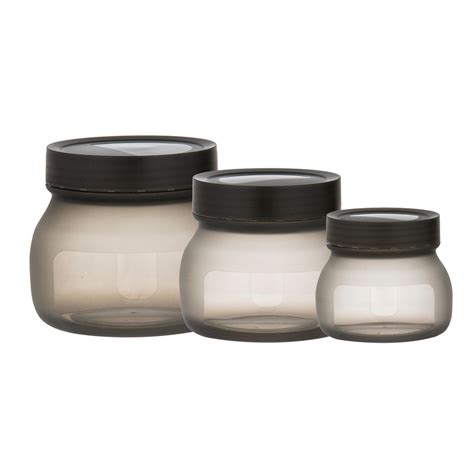 Ladelle Eco Flexi Set Of 3 Assorted Jars Myhouse
