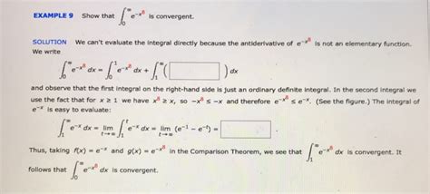 Solved Example Show That E Is Convergent Solution We Chegg