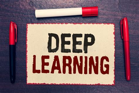 Writing Note Showing Deep Learning Business Photo Showcasing Hierarchical Abstractions