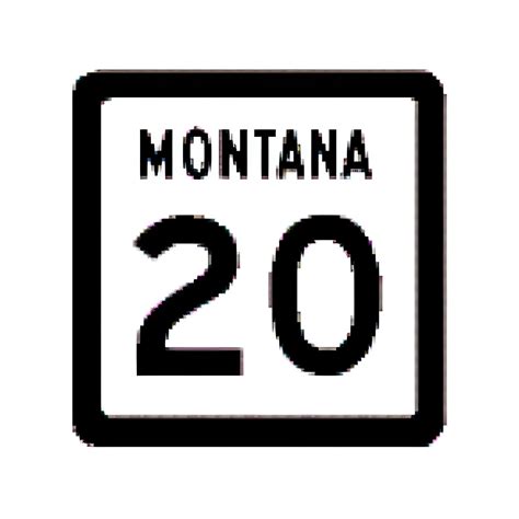 Montana State Route Marker The Traffic Sign Store