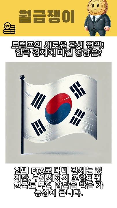 트럼프의 새로운 관세 정책 한국 경제에 미칠 영향은 Youtube