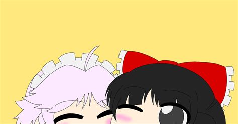ゆっくり ゆっくり愛で 飼いゆっくりのれいむとさくや マサル 通りすがりの絵師のイラスト Pixiv