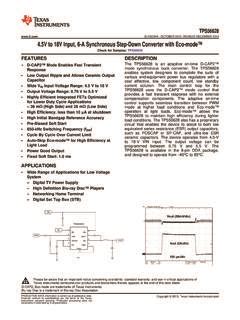 V To V Input Synchronous Step Down V To V Input Synchronous Step Down Pdf PDF PRO