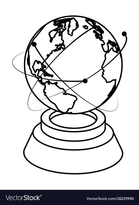 Computing Global Technology And Networking Vector Image