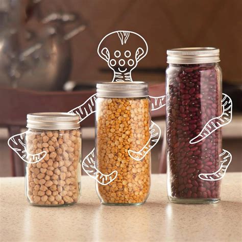 جار شیشه ای استوانه ای سایز 2 با درب فلزی ظرف شیشه ترشی و مربا دیاکوتی