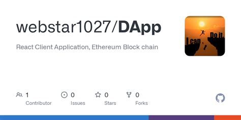 Github Webstar1027dapp React Client Application Ethereum Block Chain