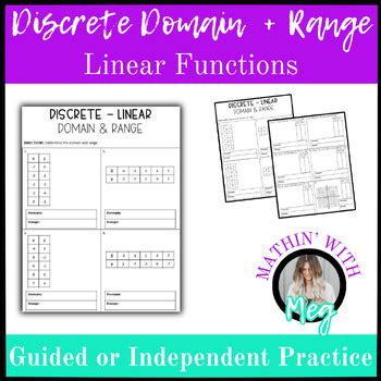 Discrete Domain Range Linear Only Multi Representations Teks A A