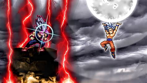 TND Gohan Beast V1 0 VS Mastered Ultra Instinct Goku Inseph In Jump