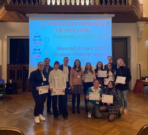 Finale académique des olympiades françaises de biologie Académie d