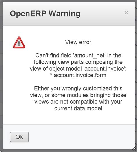 Odoo View Error Can T Find Field Field Name In The Following View Parts Composing The View