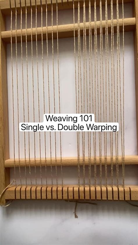 Weaving 101 Single Vs Double Warping For Triangle Weaving