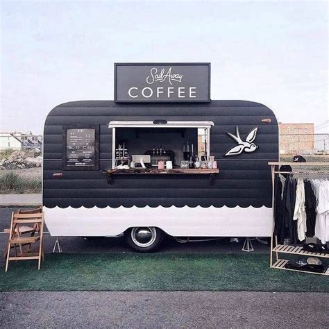Mobile Cafe Caravan Food Stall Design Food Truck Design Street Food