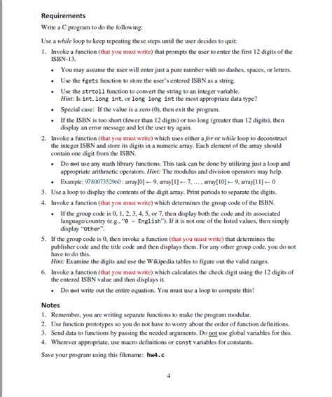 Solved Requirements Write Use A While Loop To Keep Repeating Chegg