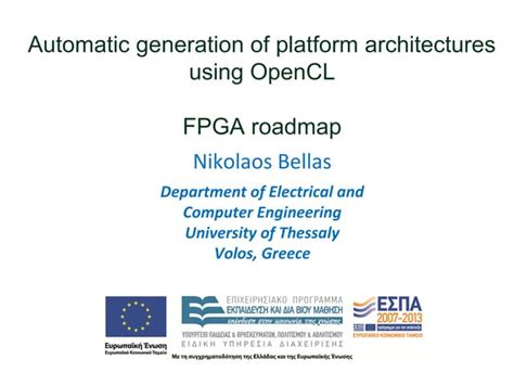 Automatic Generation Of Platform Architectures Using Open Cl And Fpga