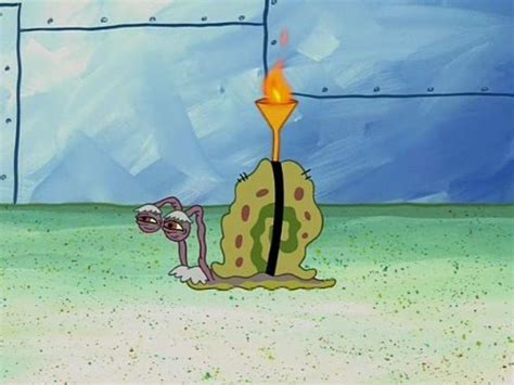 Spongebob Old Snail Blank Template Imgflip