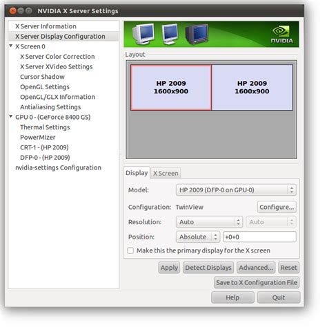 Configuration How Do I Keep My Nvidia Card S Refresh Rate At 75 Hz Ask Ubuntu