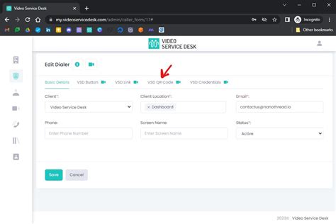 vsd qr codes video service desk