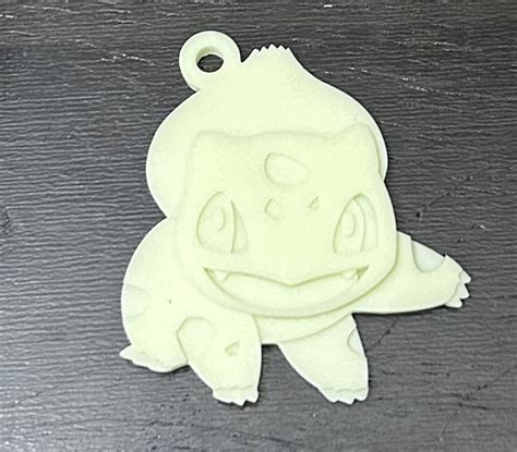 3d Printing Bulbasaur Key Chain • Made With Halot Lite・cults