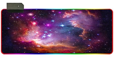 Коврик для мыши игровой N2 со светодиодной Rgb подсветкой 70 30см 2к