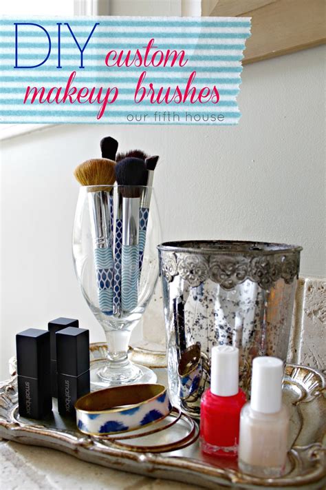 DIY Custom Makeup Brushes Jonathan Adler Style Soiree Our Fifth House