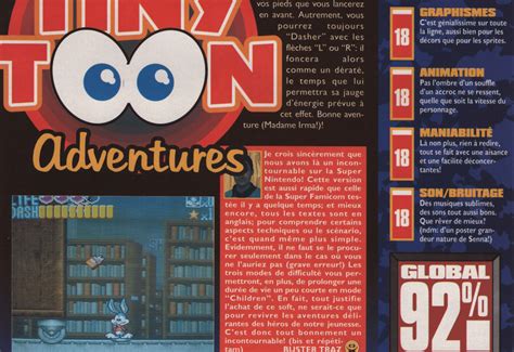 Tiny Toon Adventures Tiny Toon Adventures Buster Busts Loose 1992