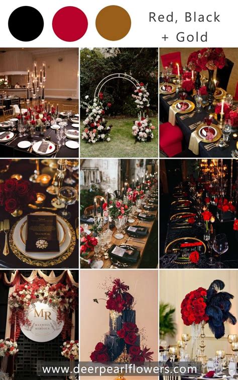 22 Black Wedding Themes And Color Ideas 2025 Deer Pearl Flowers