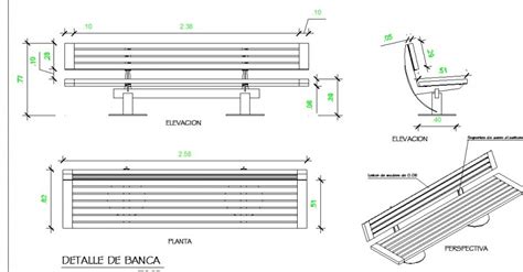 Garden Sitting Bench Cad Furniture Block Plan And Elevation