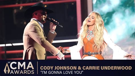 Cody Johnson And Carrie Underwood Im Gonna Love You” Live At Cma