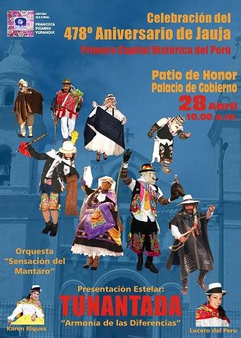 Jauja Macko Leiva Presentaci N De La Tunantada En El Palacio De Gobierno