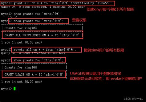 Mysql数据库管理（二）用户管理all Privileges 已经存在的database Csdn博客