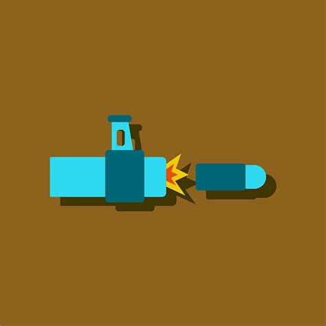 플랫 아이콘 디자인 컬렉션 소총 총알 벡터에 총 Ai Eps Uidownload