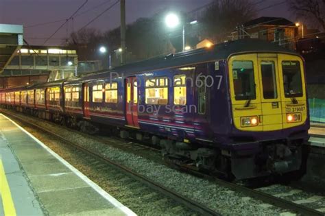 Class 319 319007 4 Car Emu In First Capital Connect At Bedford Night