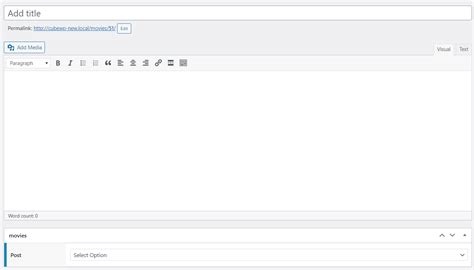 Post Support Cubewp