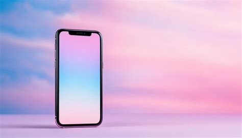 Mobile Phone Mockup With Blank Screen For Digital Advertising Gesturebased Interface Design