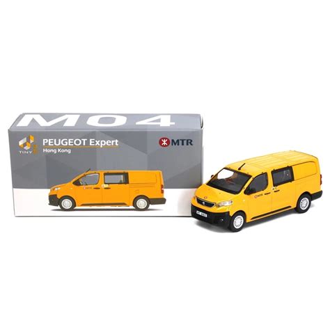 โมเดลรถยนต์ 164 M04 Peugeot Expert Mtr สีเหลือง Shopee Thailand