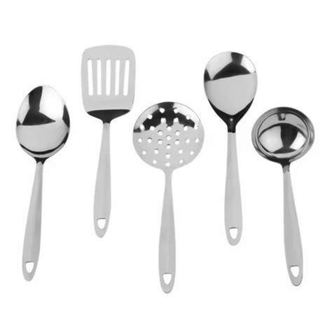 Stainless Steel Serving Tool Set Set Of Small Size Silver Color Loose Packing At Rs