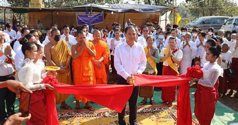 អភិបាលខេត្តព្រះវិហារសម្ភោធឆ្លងវិហារនិងសមិទ្ធផលនានាក្នុងវត្តពោធិសិលារ៉ាម
