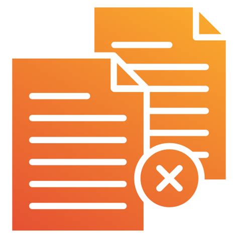 Invalidation Generic Gradient Fill Icon