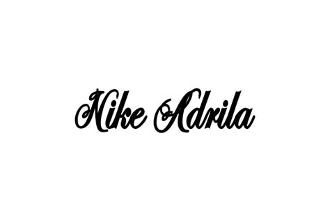 Nike Adrila Font Free Font Download