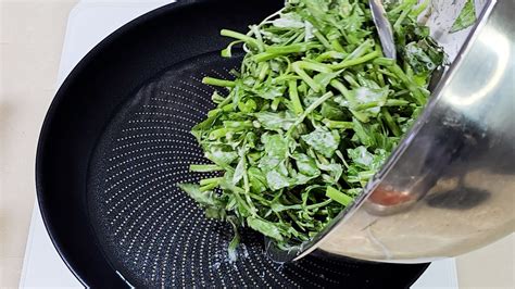 편스토랑 류수영 한단미나리전 초간단 미나리전 만들기