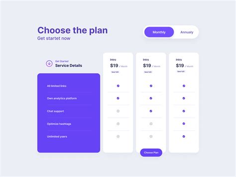 Creative Modern Pricing Table Plan Ui Design By Jahid Uiux On Dribbble
