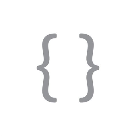 Brackets Icon Vector Illustration Symbol 27516773 Vector Art At Vecteezy