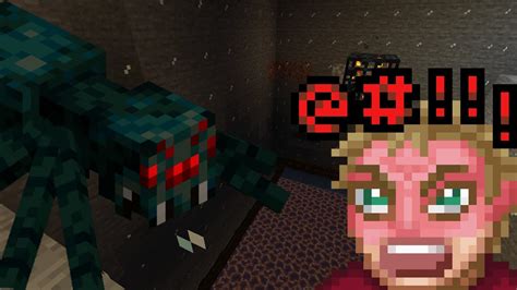 IDIOT ATTEMPTS A SPIDER FARM Minecraft YouTube