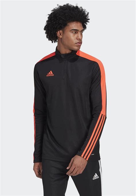 Tiro Tr Top Es Black App Solar Red Adidas Performance Hoodies Sweats