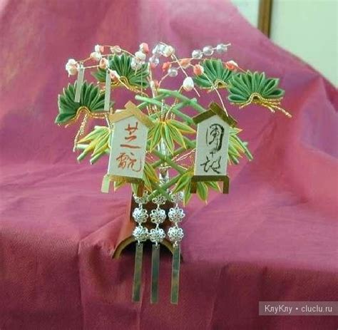 Японские заколки для волос своими руками в технике канзаши / Цветы из ...