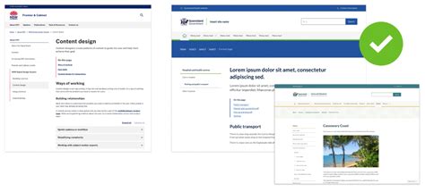 The Content Page Layout Queensland Government Design System