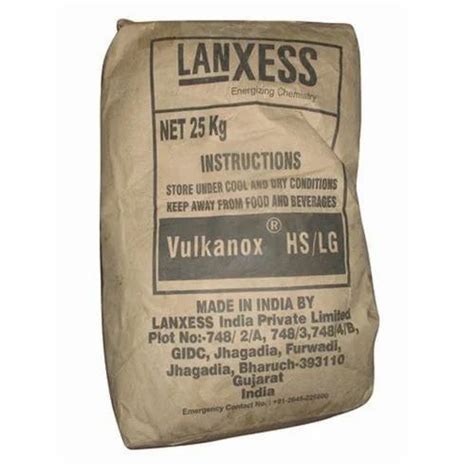 Lanxess Vulkanox Hslg Rubber Chemicals Bag Packaging Size 25kg At