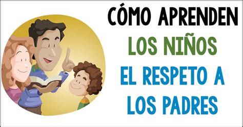 CÓmo Aprenden Los NiÑos El Respeto A Los Padres Imagenes Educativas