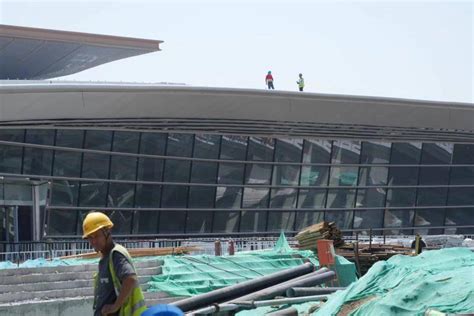 全力推进机电和精装施工 1300余名工人奋战朝阳站交通枢纽建设一线 项目 换乘 防暑降温